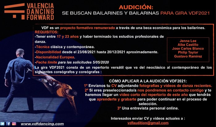 Valencia Dancing Forward VDF2021 — Danza.es